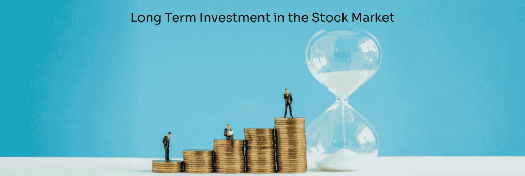 What are the benefits of long-term investment in the stock market?